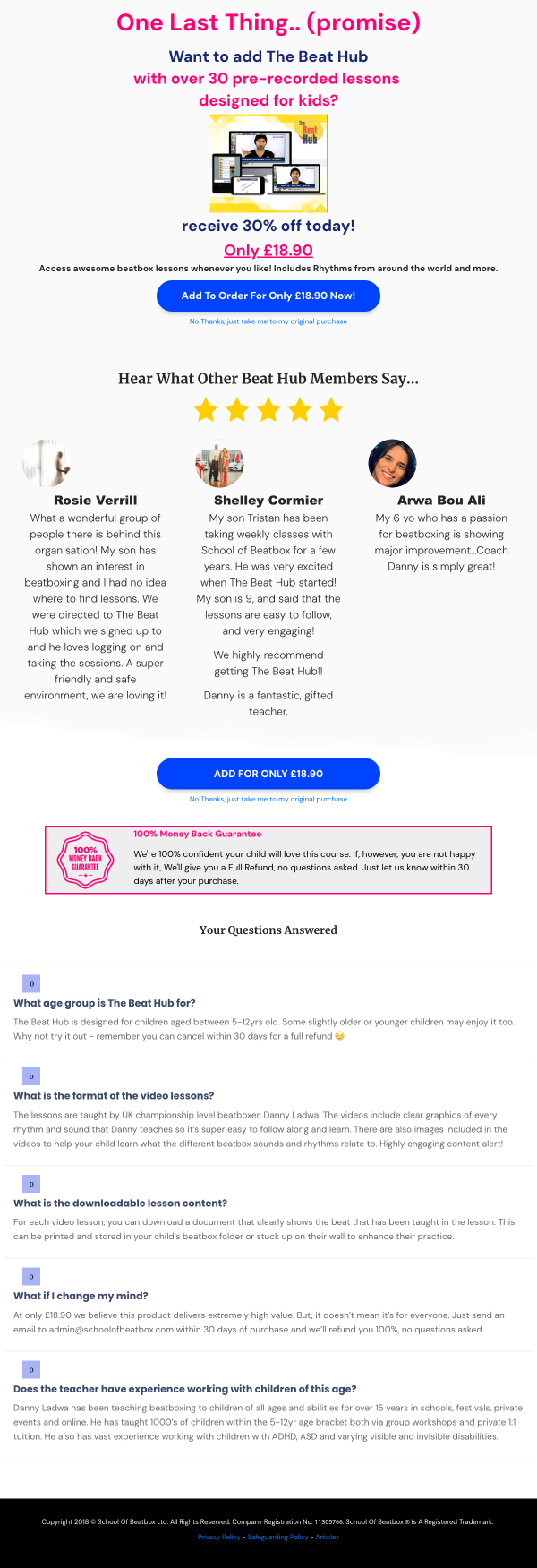 Add The Beat Hub - School Of Beatbox